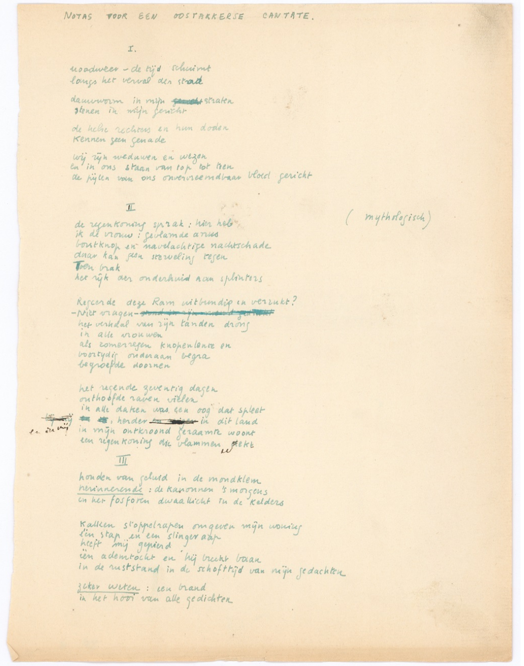 De Oostakkerse gedichten in progress | Letterenhuis